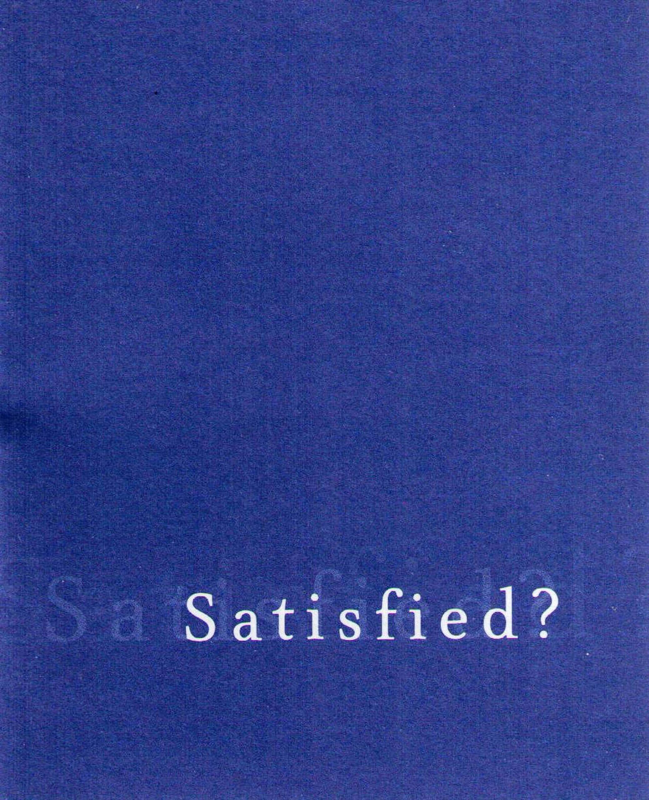 Satisfied? (Pack of 10) - Power to Change